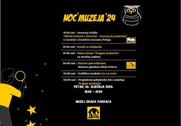 MUZEJ GRADA PAKRACA – Noć muzeja u znaku grofova, druženja i čarobnih iznenađenja! | Slavonski.hr